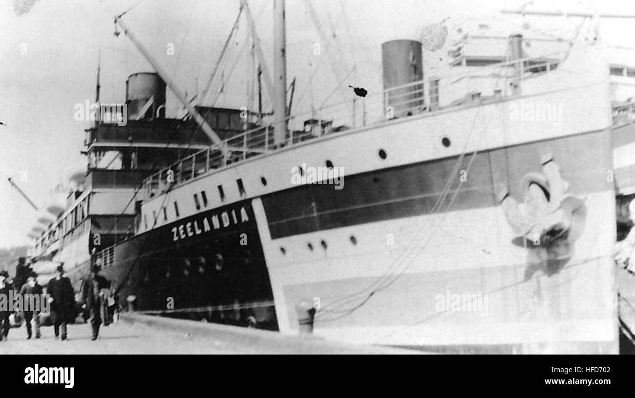 SS Zeelandia at New York Stock Photo - Alamy