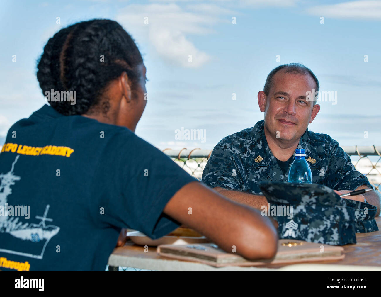 Command Master Chief John Ullery, commander, Navy Region Hawaii ...