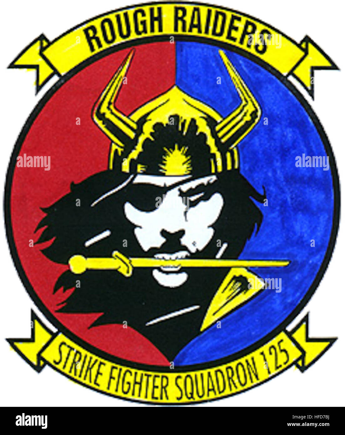 Strike Fighter Squadron 125 (US Navy) insignia c1995 Stock Photo - Alamy