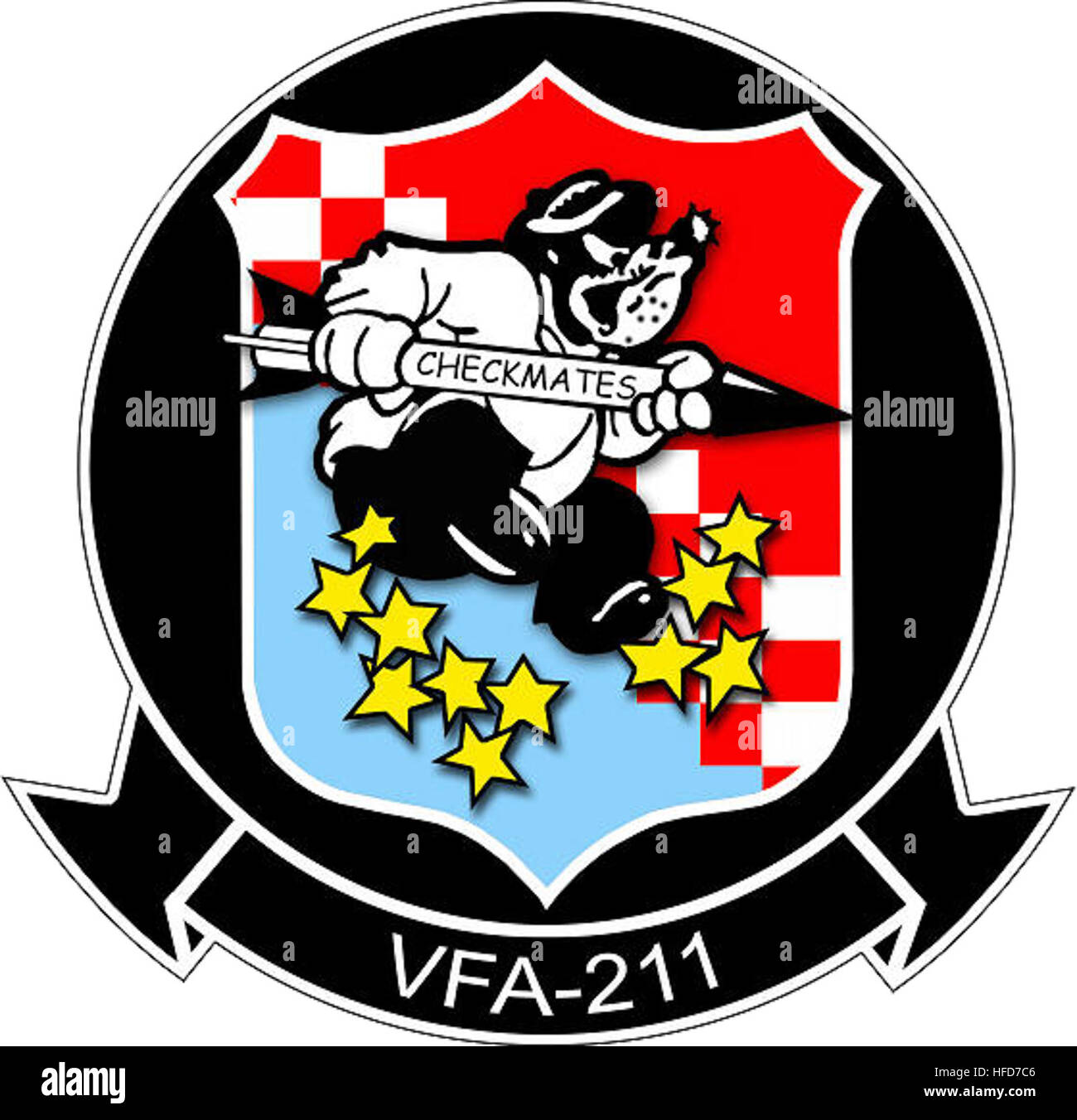 Strike Fighter Squadron 211 (US Navy) insignia 2015 Stock Photo - Alamy