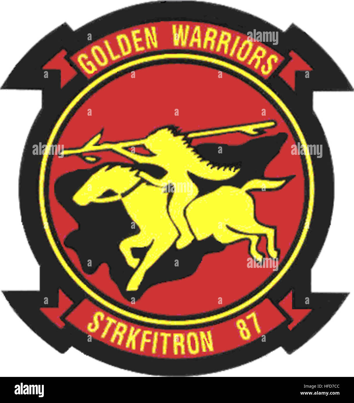 Strike Fighter Squadron 87 (US Navy) insignia 2015 Stock Photo - Alamy