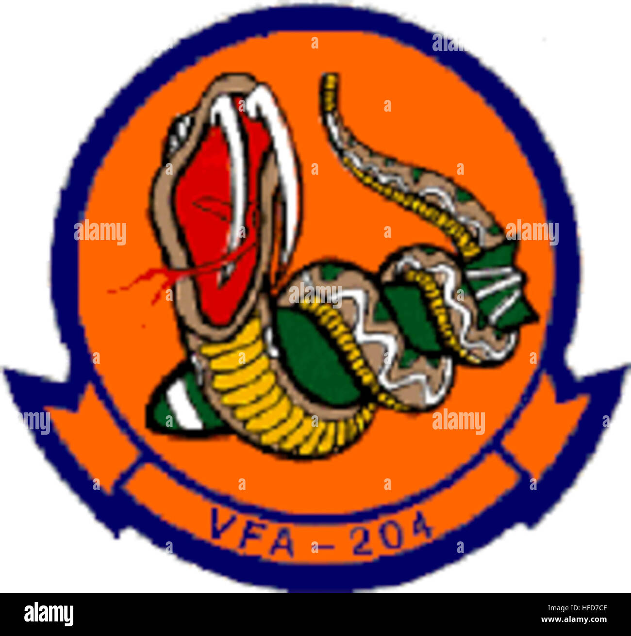 Strike Fighter Squadron 2014 (US Navy) insignia c1992 Stock Photo - Alamy