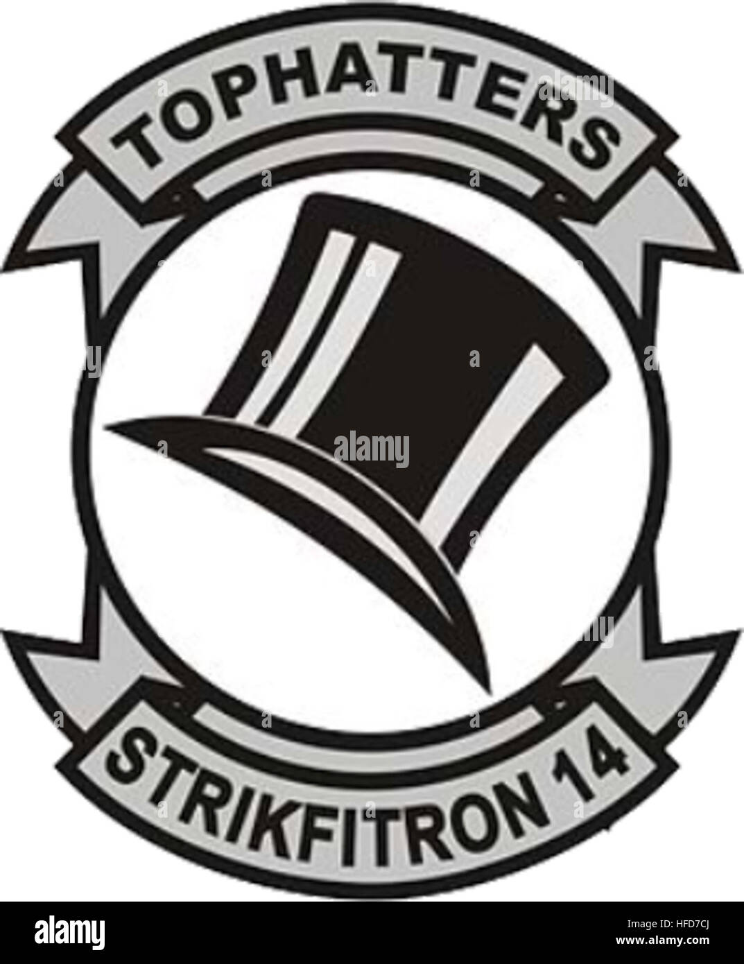Strike Fighter Squadron 14 (US Navy) insignia 2001 Stock Photo - Alamy