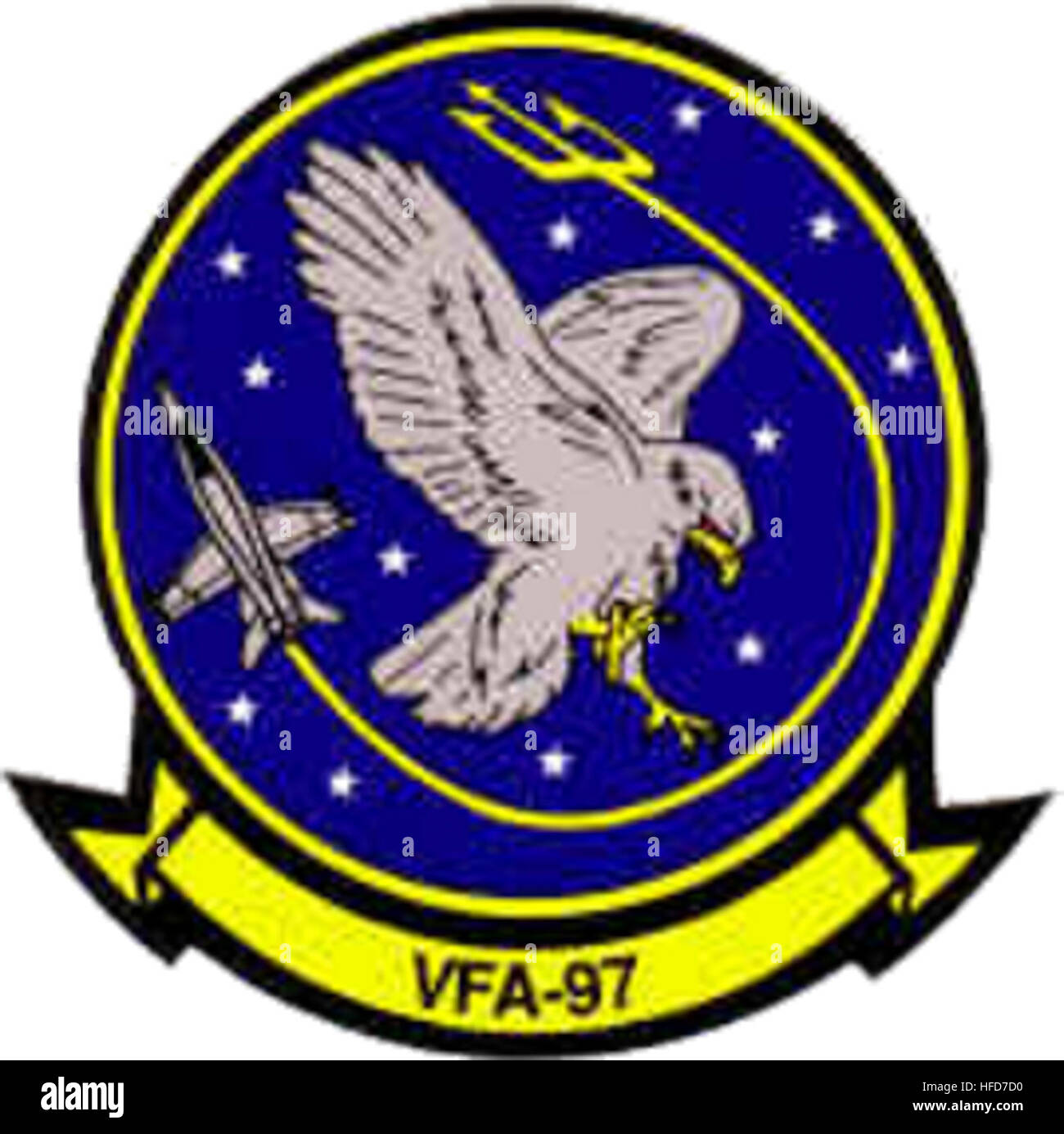 Strike Fighter Squadron 97 (US Navy) insignia c1998 Stock Photo - Alamy