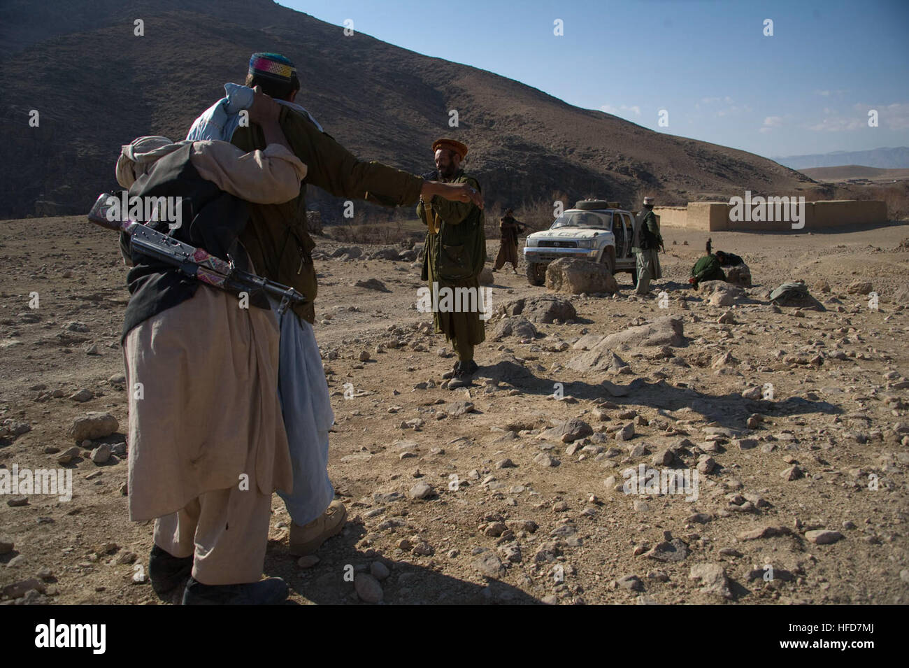 Afghan local police checkpoint hi-res stock photography and images - Alamy