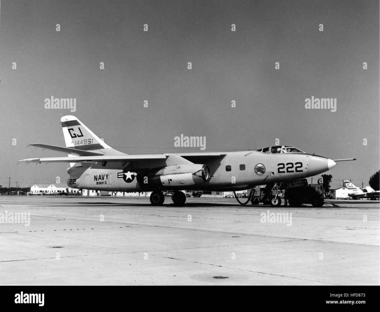 TA-3B Skywarrior at NAS Sanford c1967 Stock Photo - Alamy