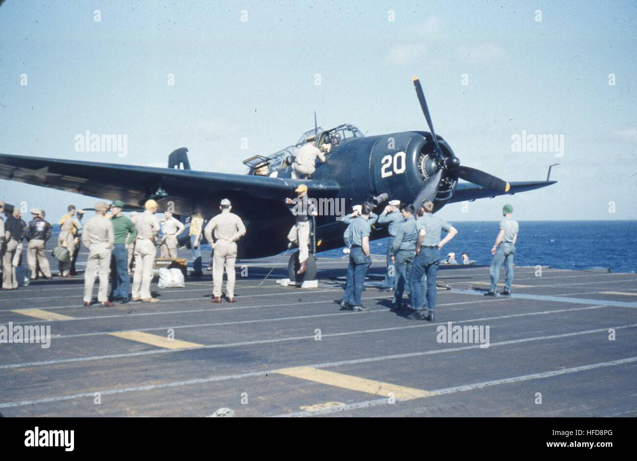 TBM-3R CV-9 1952 Stock Photo - Alamy