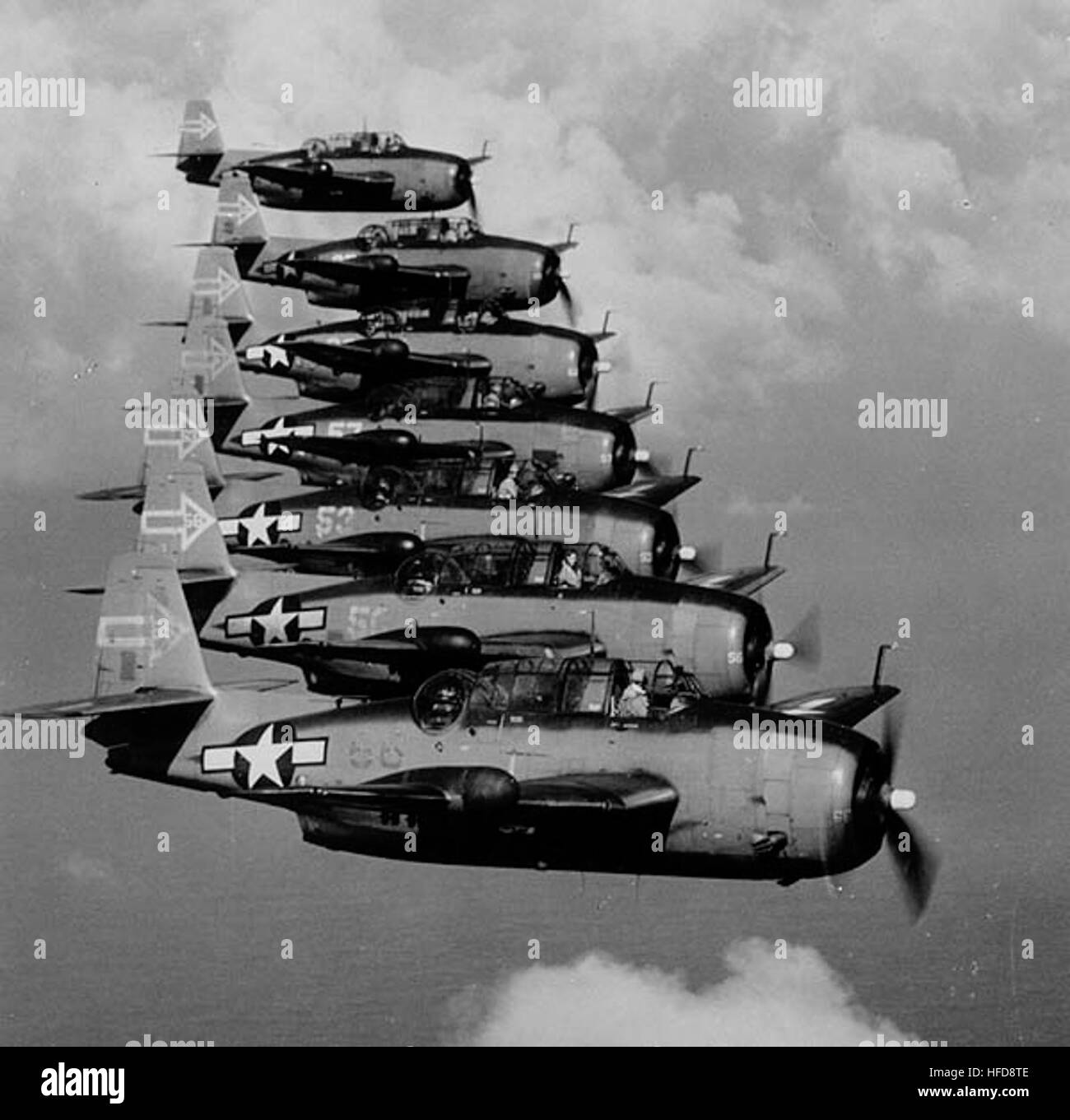 TBM VT-90 CV-6 Jan1945 Stock Photo - Alamy