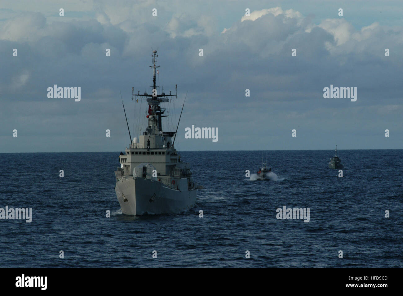 The Peruvian ship BAP Bolognesi (FM 57), the Nicaraguan ship FNN ...