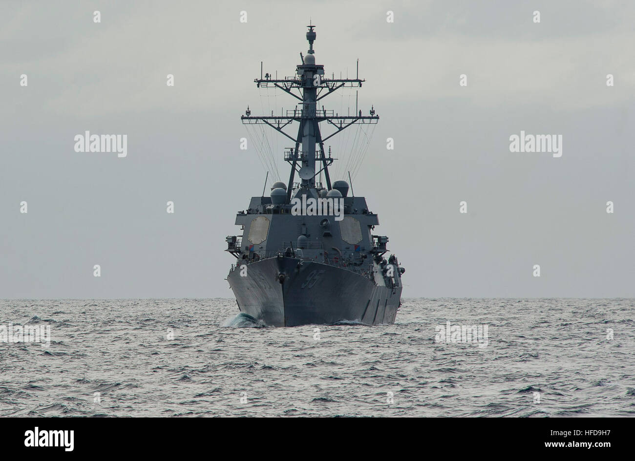 The guided missile destroyer USS James E. Williams (DDG 95) travels in ...