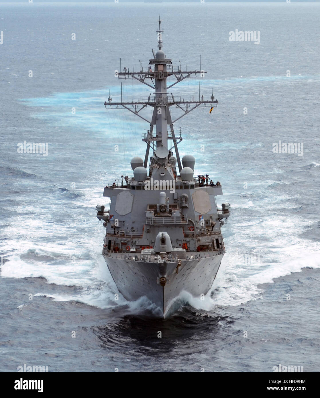 The guided missile destroyer USS John S. McCain (DDG 56) transited the ...