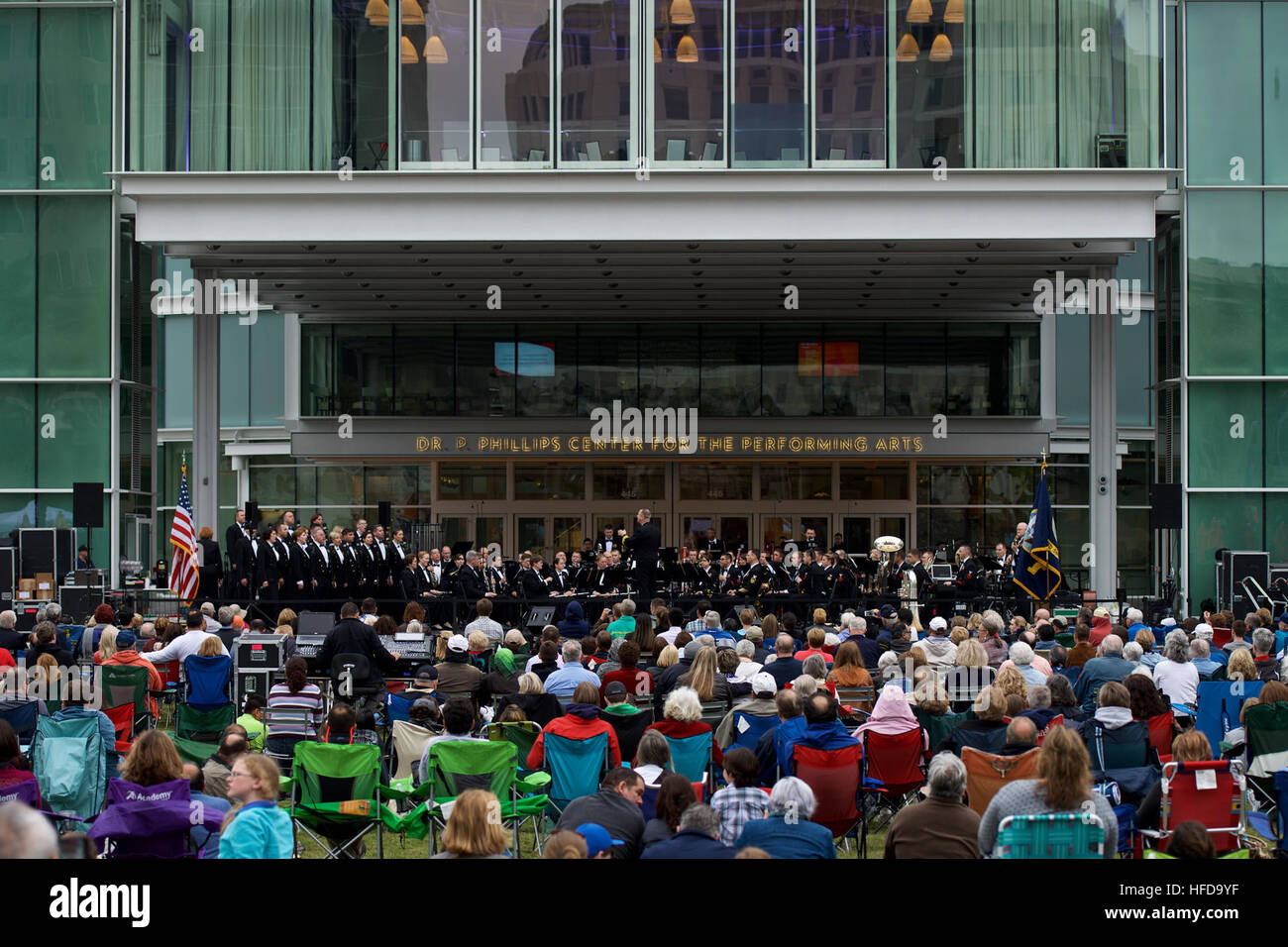 The U.S. Navy Band performs a concert at the Dr. Phillips Center for ...