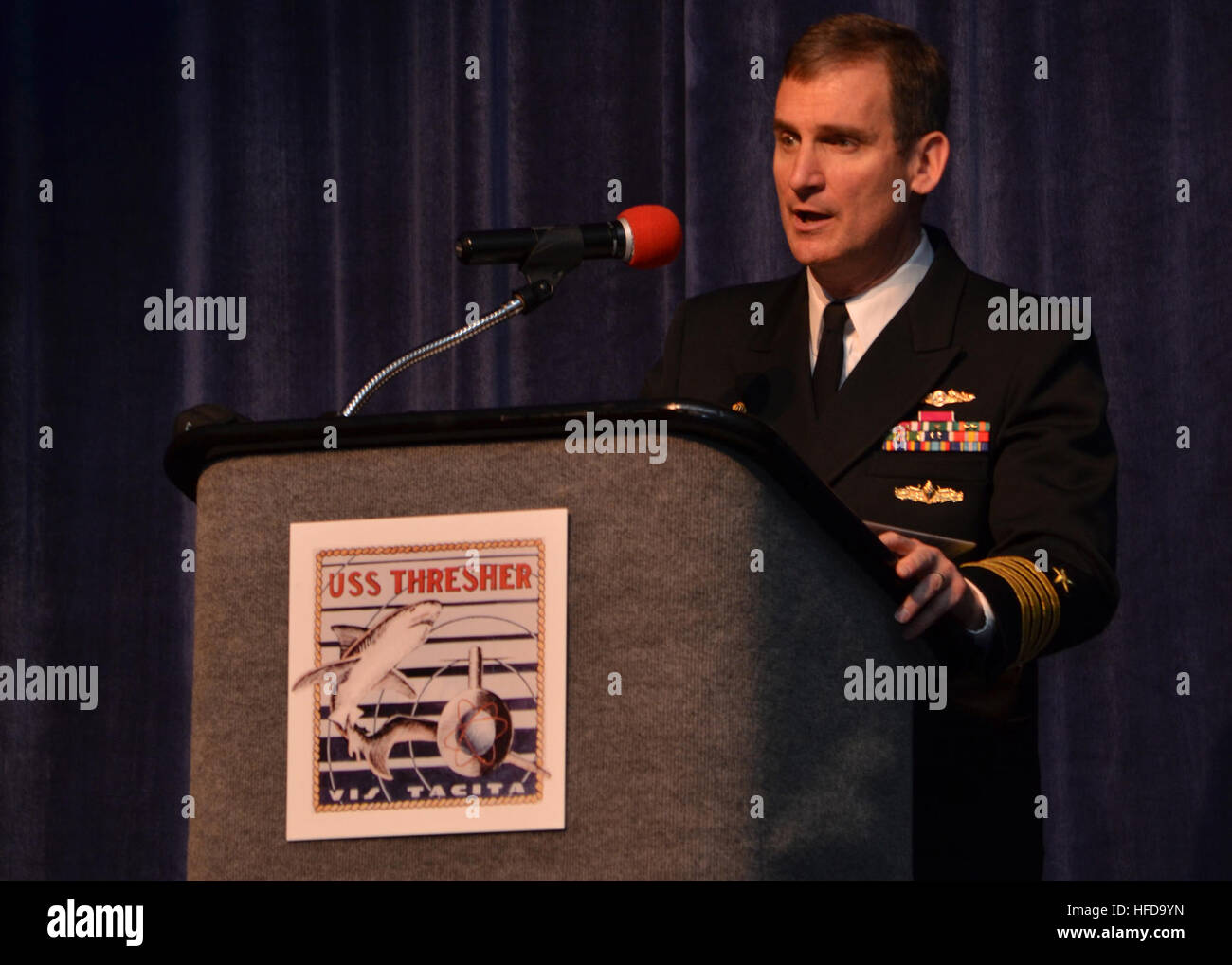 PORTSMOUTH, N.H. (April 6, 2013) Capt. L. Bryant Fuller III, commander ...