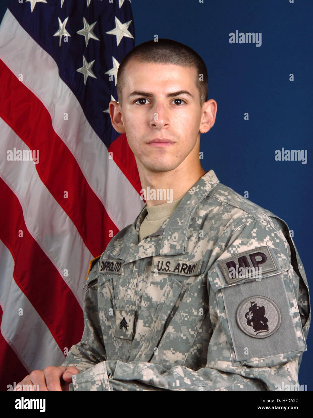 Army Sgt. Benjamin Dippolito's official photograph after winning non ...