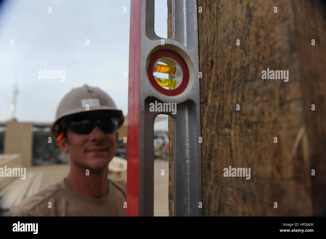 Builder 1st Class Jay Miller, assigned to Naval Mobile Construction ...