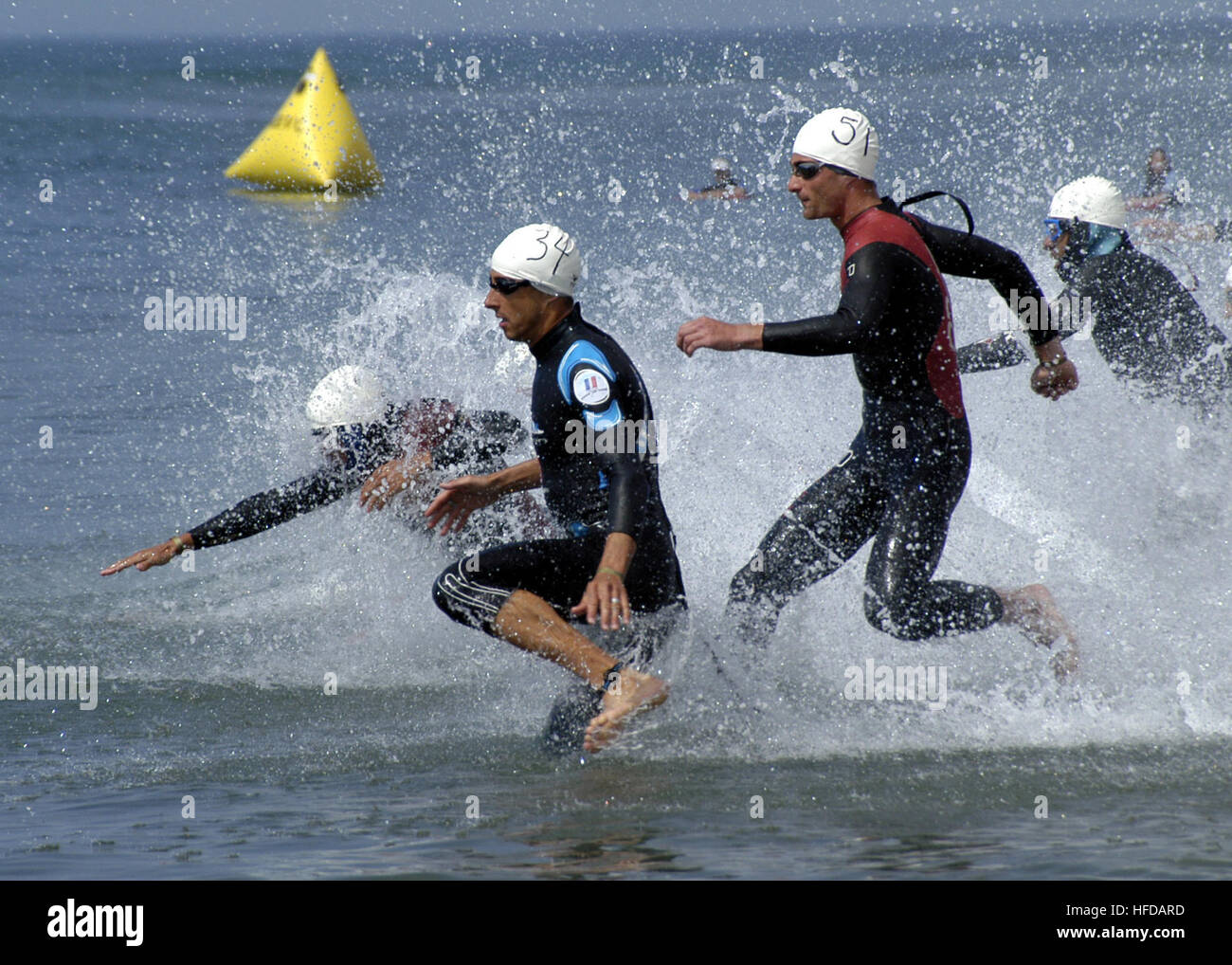 Annual world military triathlon hi-res stock photography and images - Alamy
