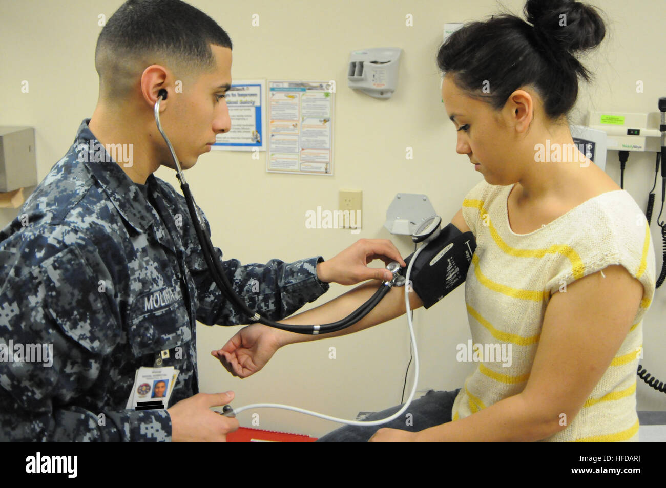 Hospitalman Henry Molina, a corpsman with Naval Hospital Pensacola ...