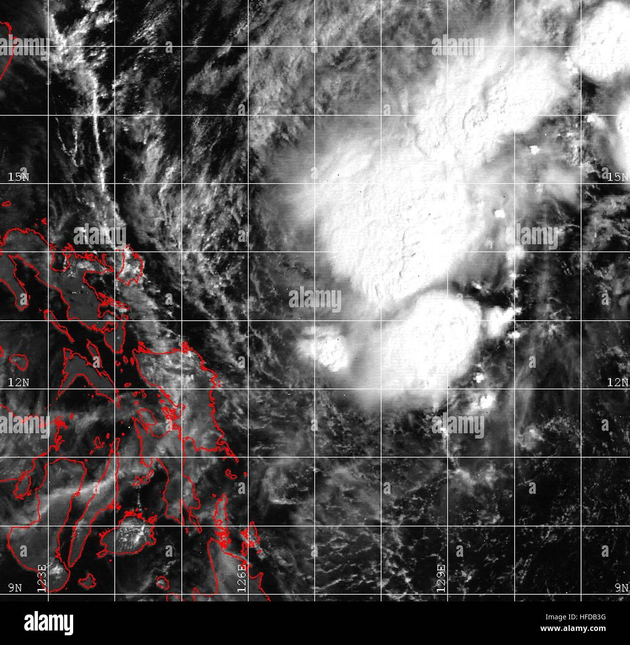 Tropical Storm Iris 1999 Stock Photo - Alamy