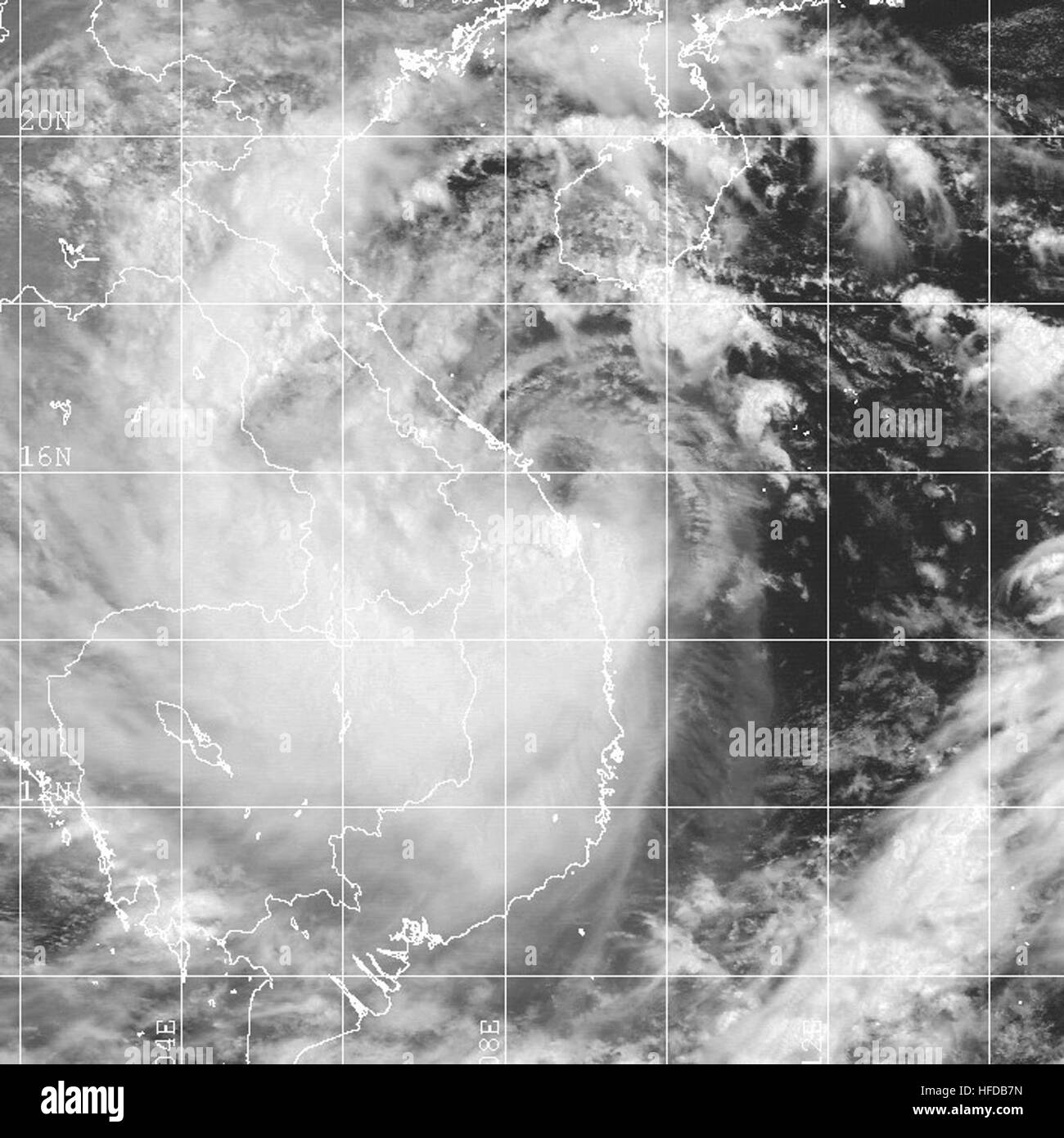TS Kaemi 22 aug 2000 0337Z Stock Photo - Alamy
