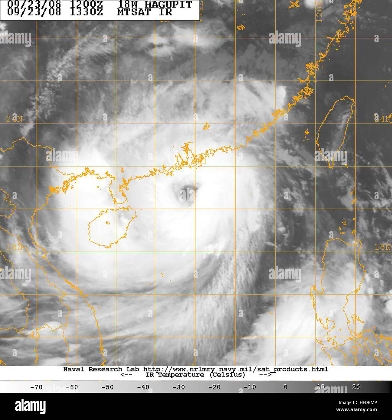 Typhoon hagupit hi-res stock photography and images - Alamy