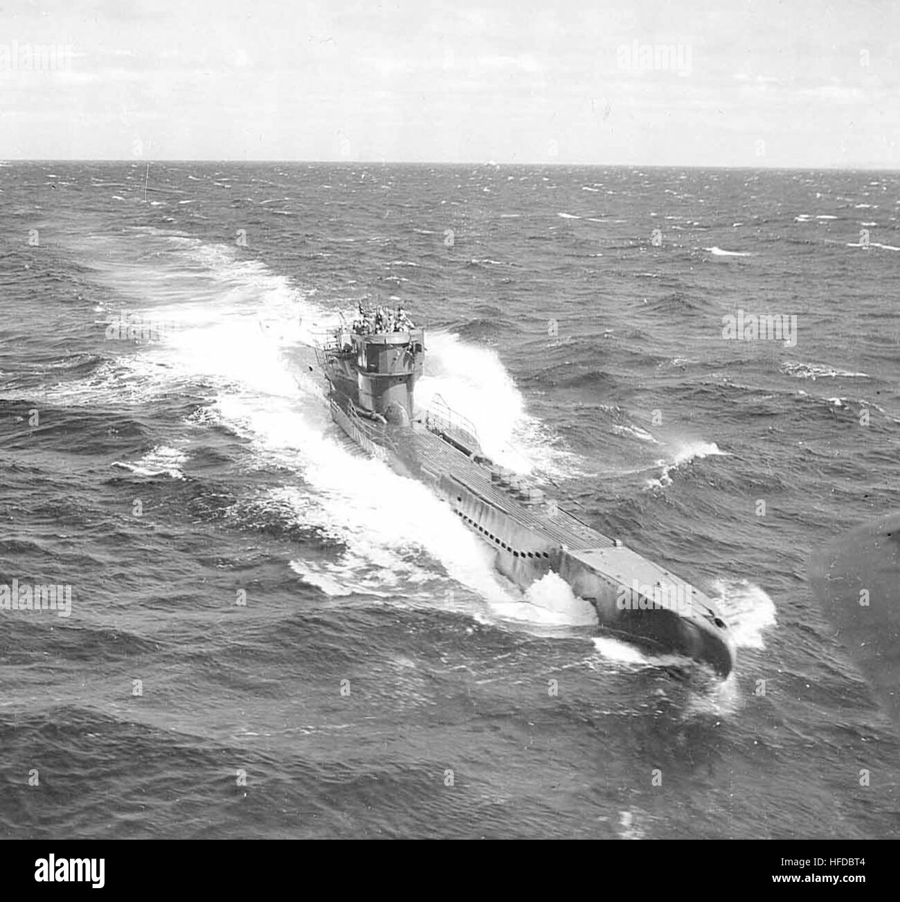 World war torpedo underwater submarine Black and White Stock Photos ...