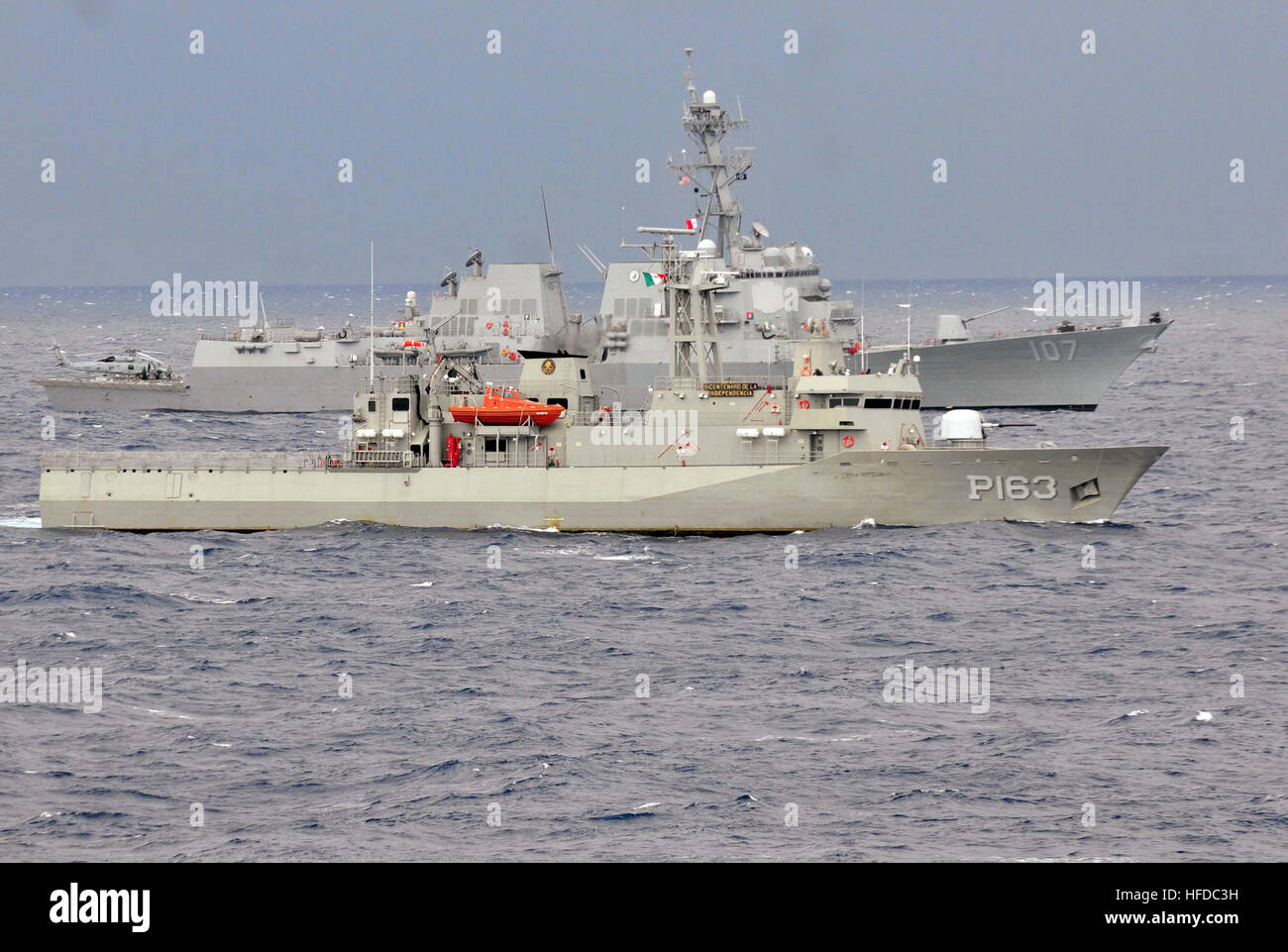 CARIBBEAN SEA (Sept. 21, 2012) The Mexican navy patrol ship ARM ...