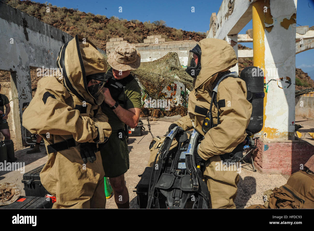 U.S. Marines with a 13th Marine Expeditionary Unit assessment and ...