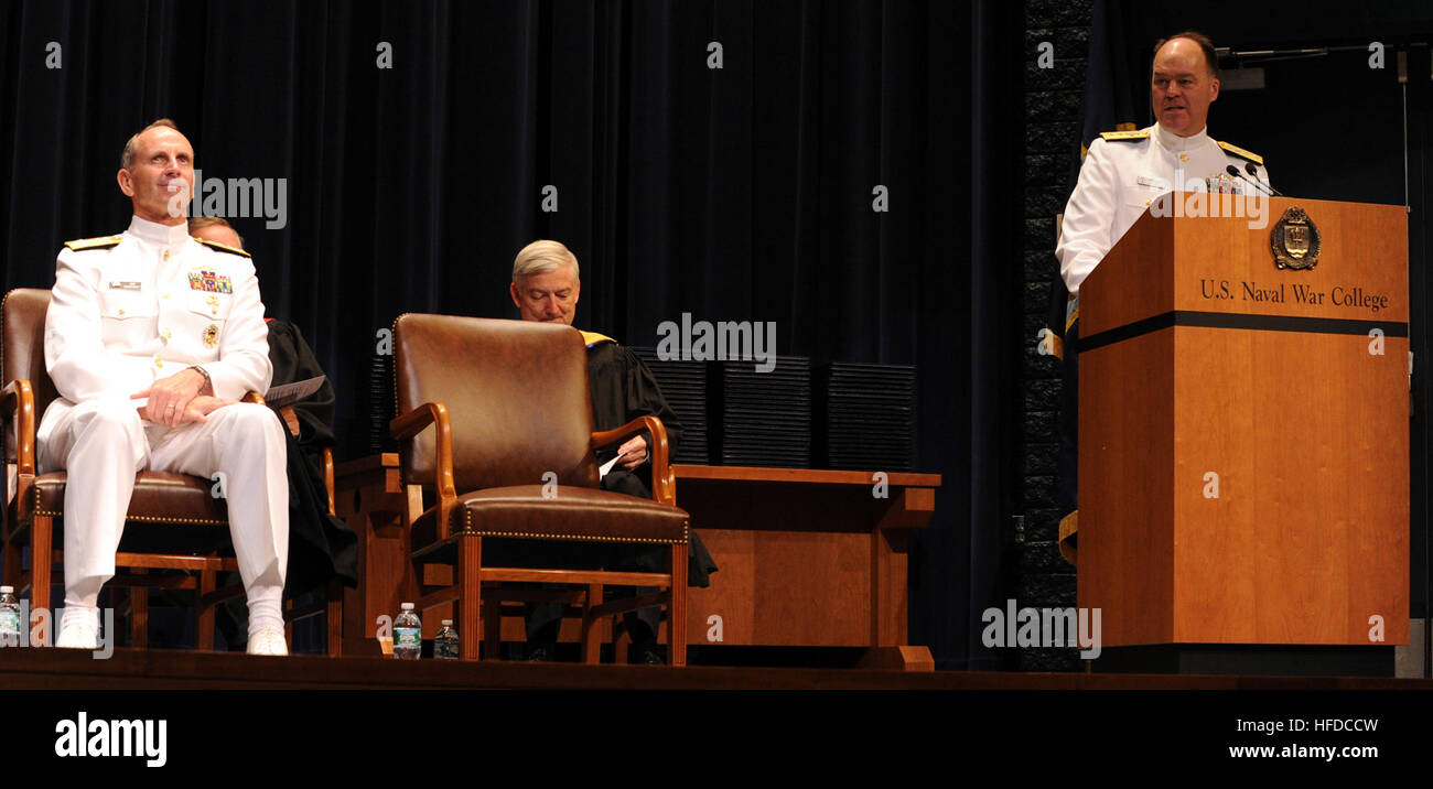 The Chief of Naval Operations observes a graduation ceremony at the U.S ...