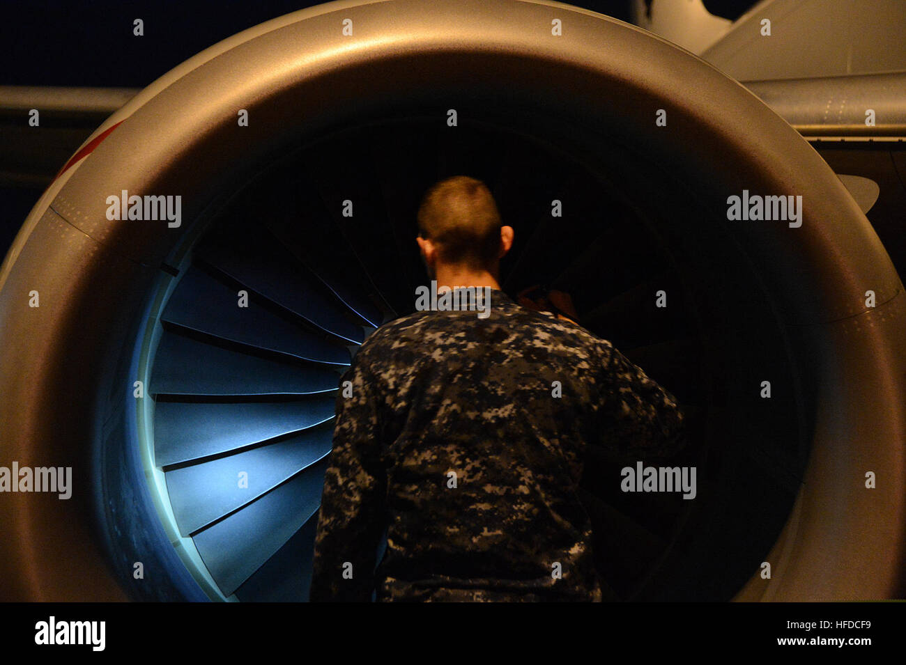 Aviation Machinist's Mate 3rd Class Justin Kaiser, assigned to Patrol ...