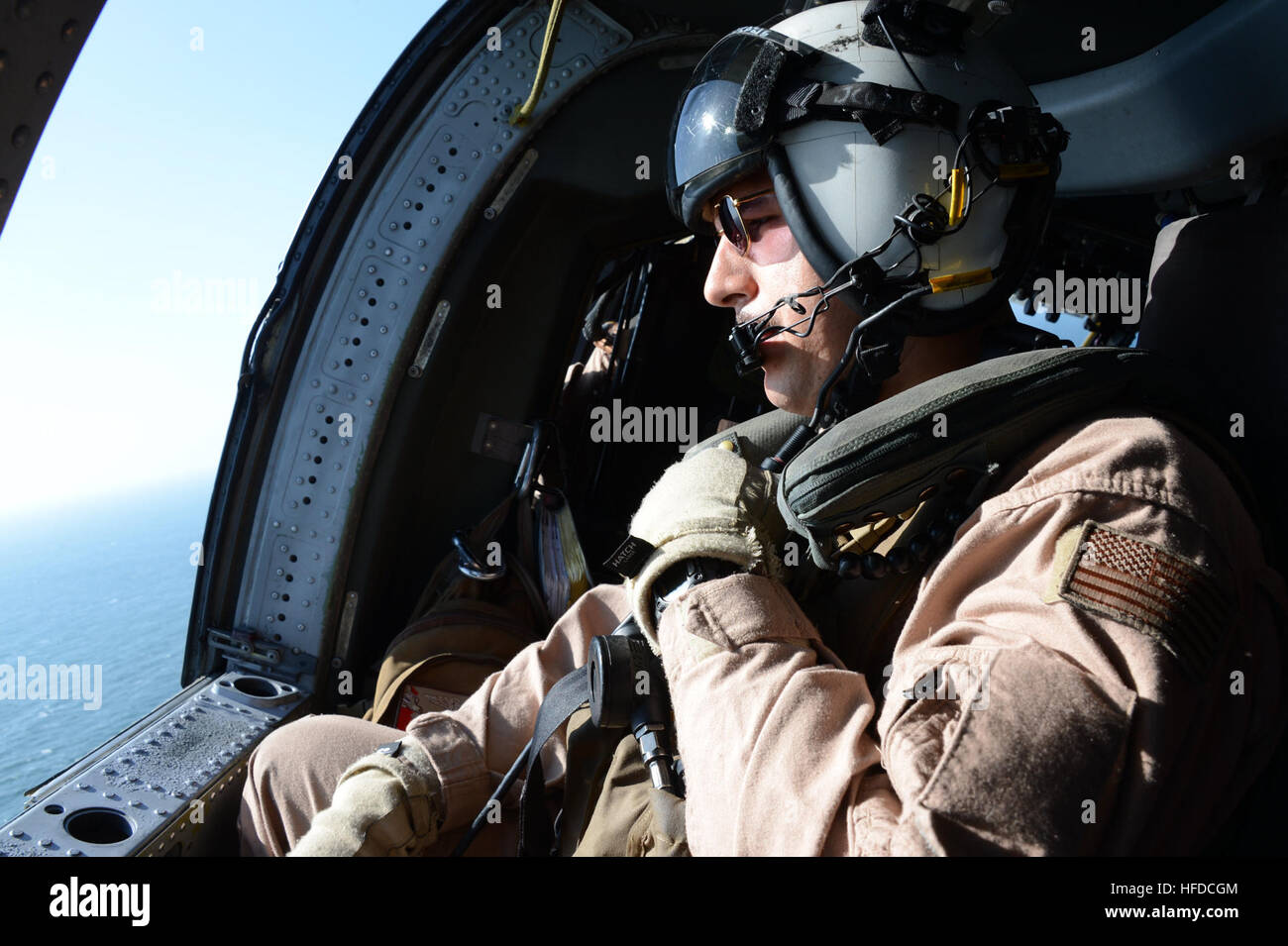 Aviation Systems Warfare Operator 2nd Class Justin Colon, assigned to ...