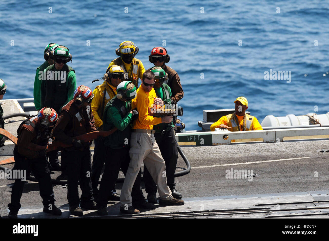 Fire hose handling techniques hi-res stock photography and images - Alamy