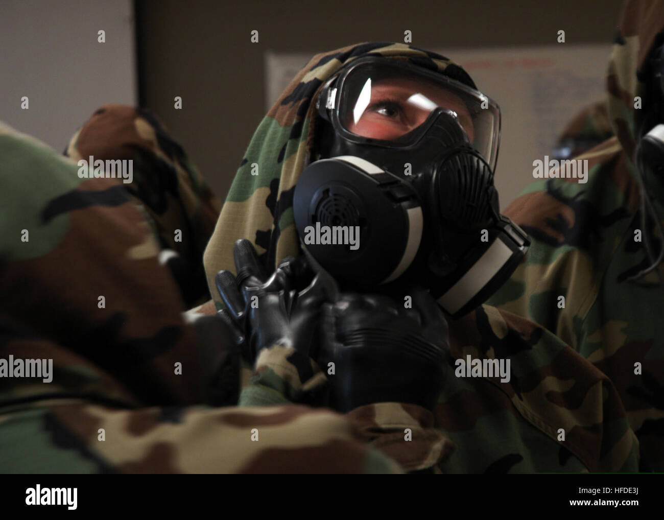 U.S. Sailors with Naval Mobile Construction Battalion (NMCB) 25 check ...