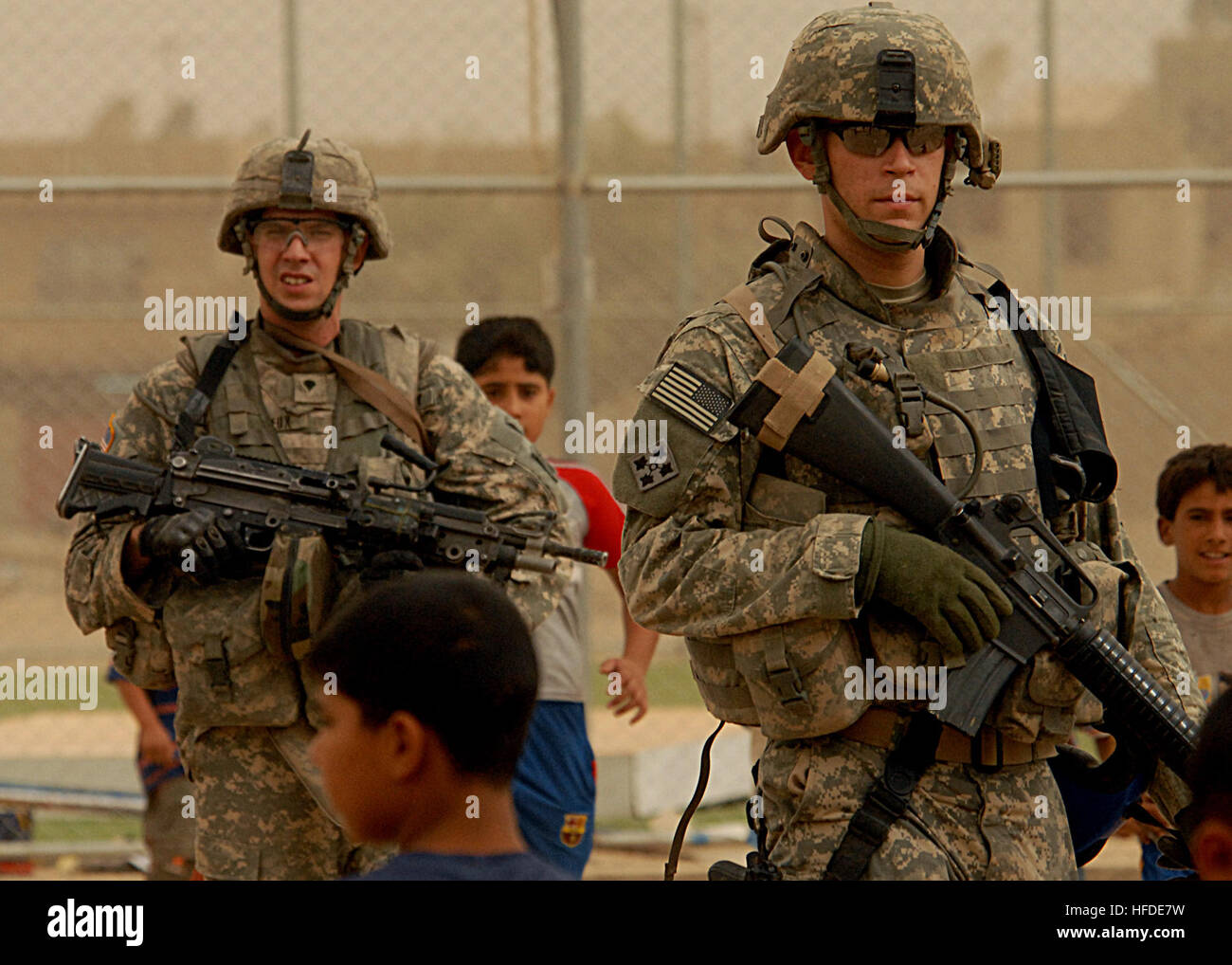 U.S. Soldiers with 2nd Platoon, Bravo Company, 64th Armored Cavalry ...