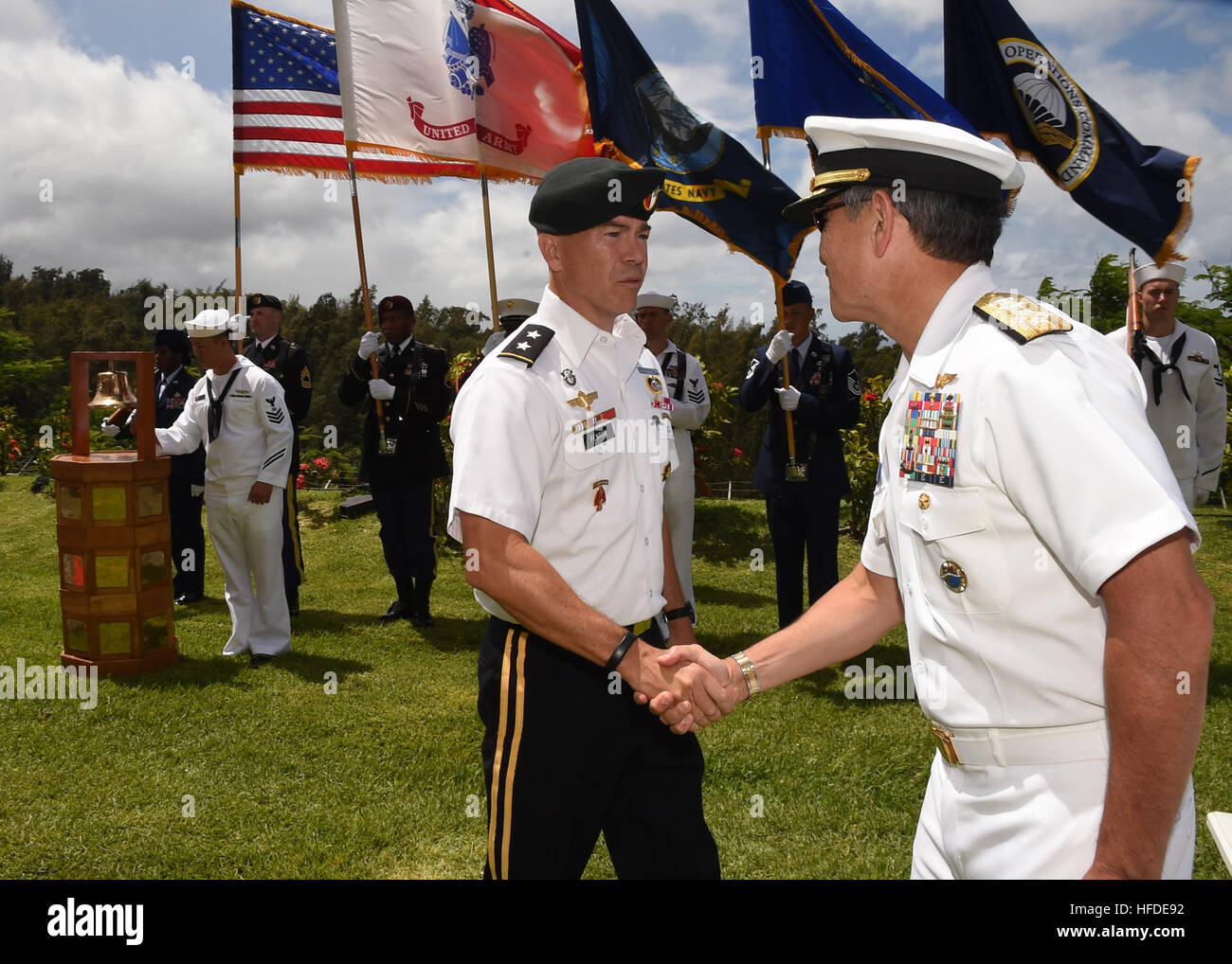 160609-N-BW951-104 CAMP H.M. SMITH, Hawaii – Maj. Gen. Bryan P. Fenton ...