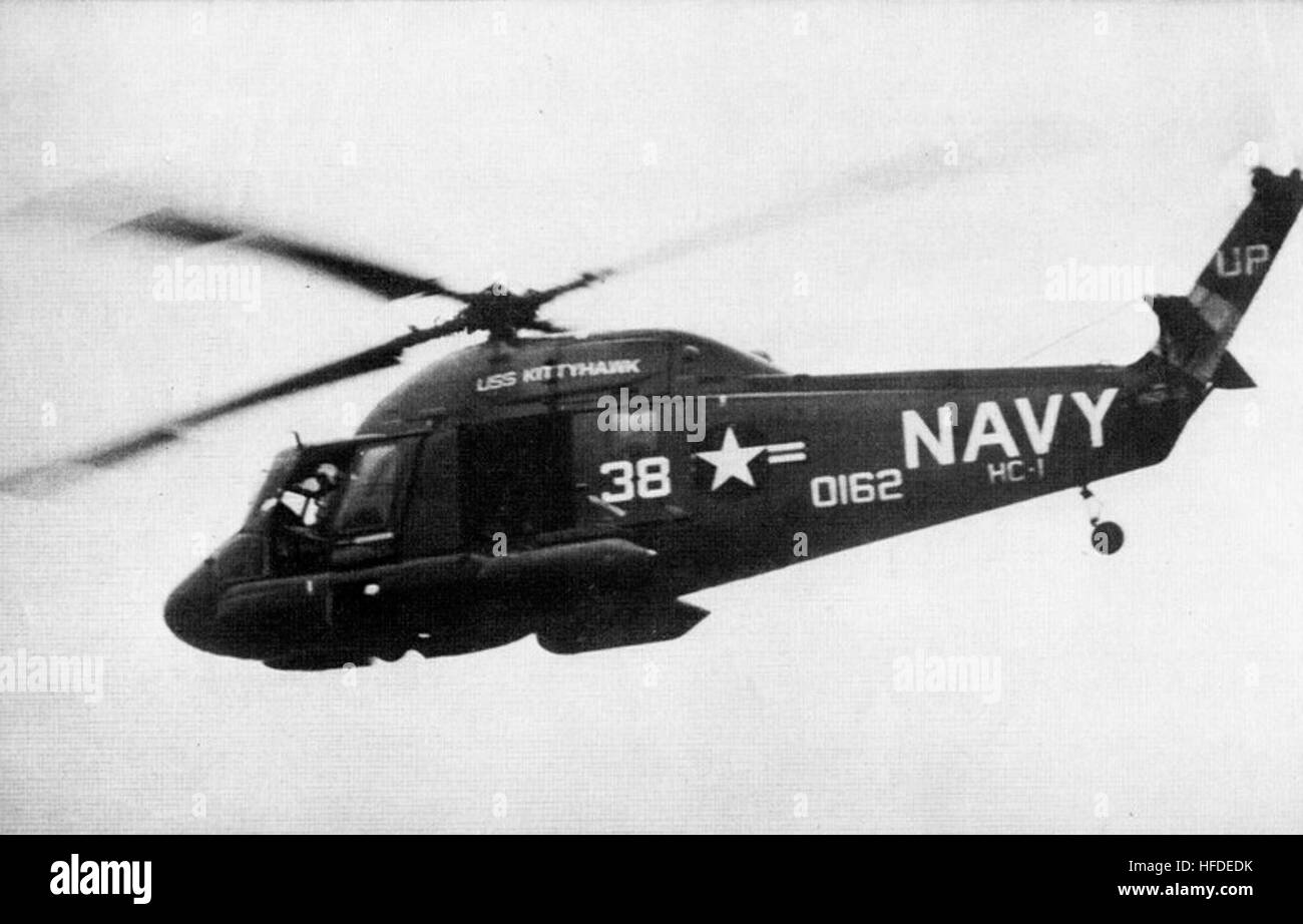 UH-2B Seasprite HC-1 in flight c1966 Stock Photo - Alamy