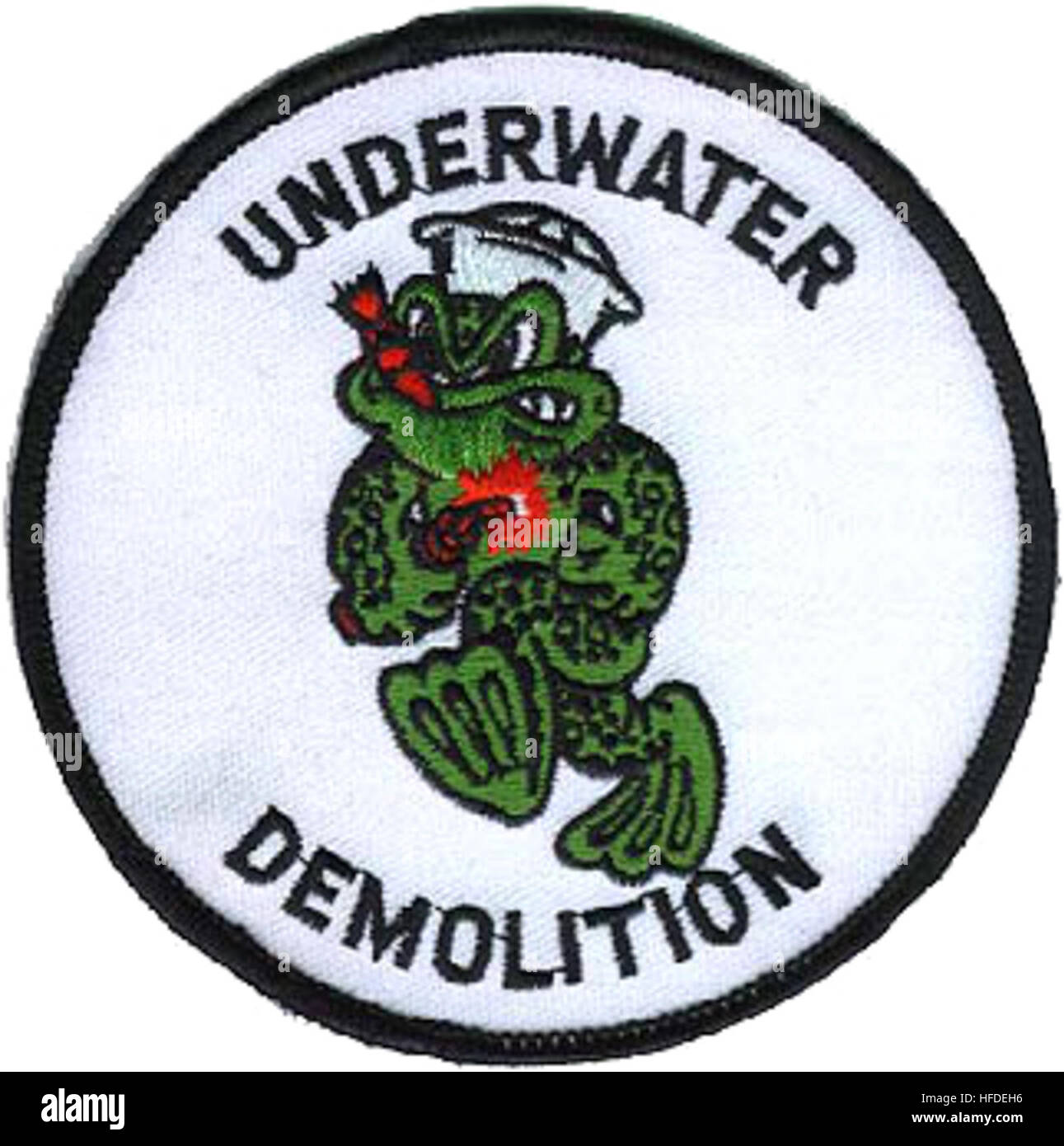 Underwater Demolition Teams shoulder sleeve patch Stock Photo - Alamy