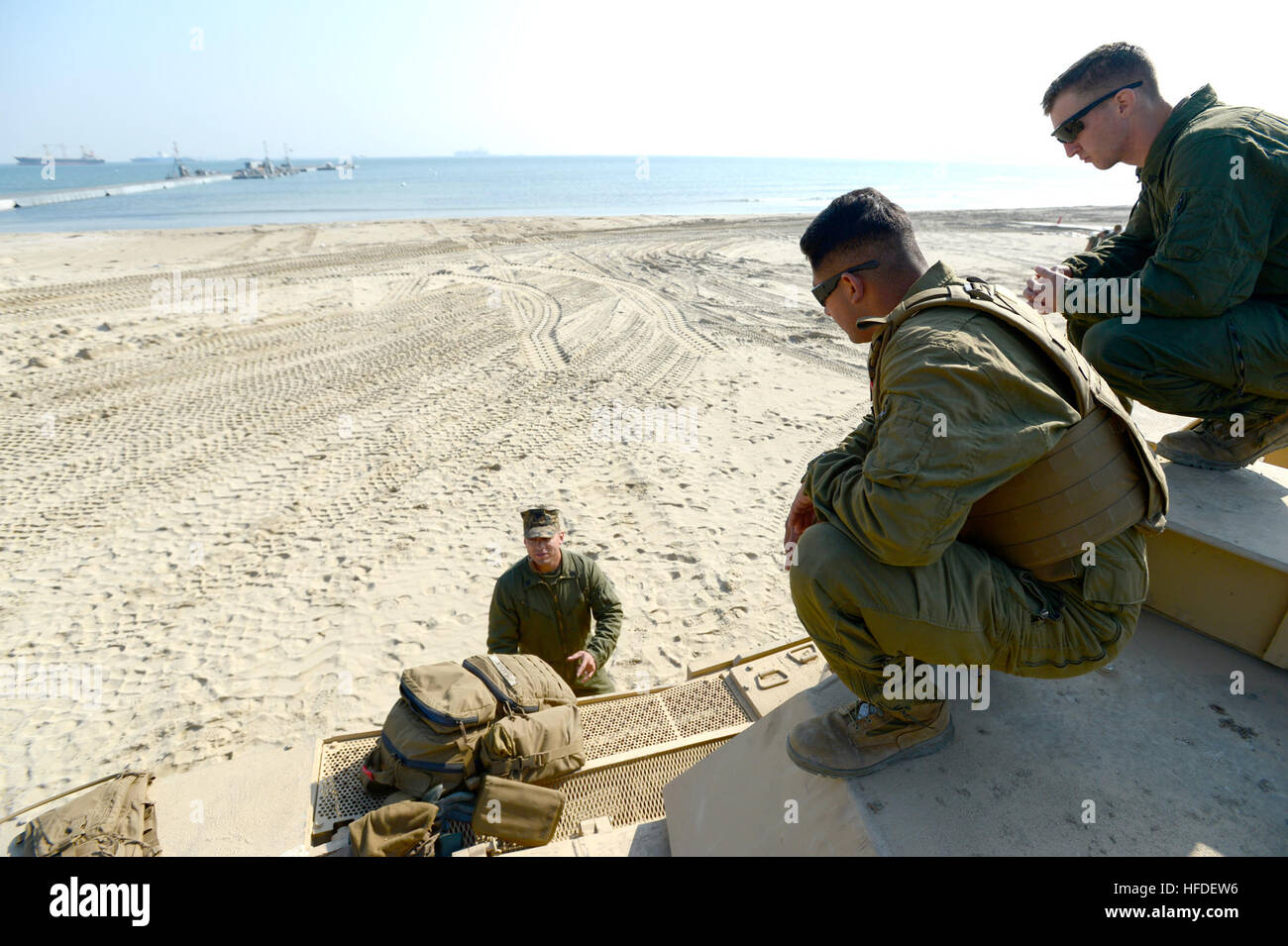 Staff Sgt. Anthony E. Garcia, tank commander and Section Leader, San ...