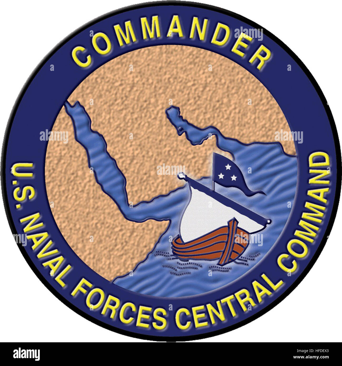 United States Naval Forces Central Command patch 2014 Stock Photo - Alamy