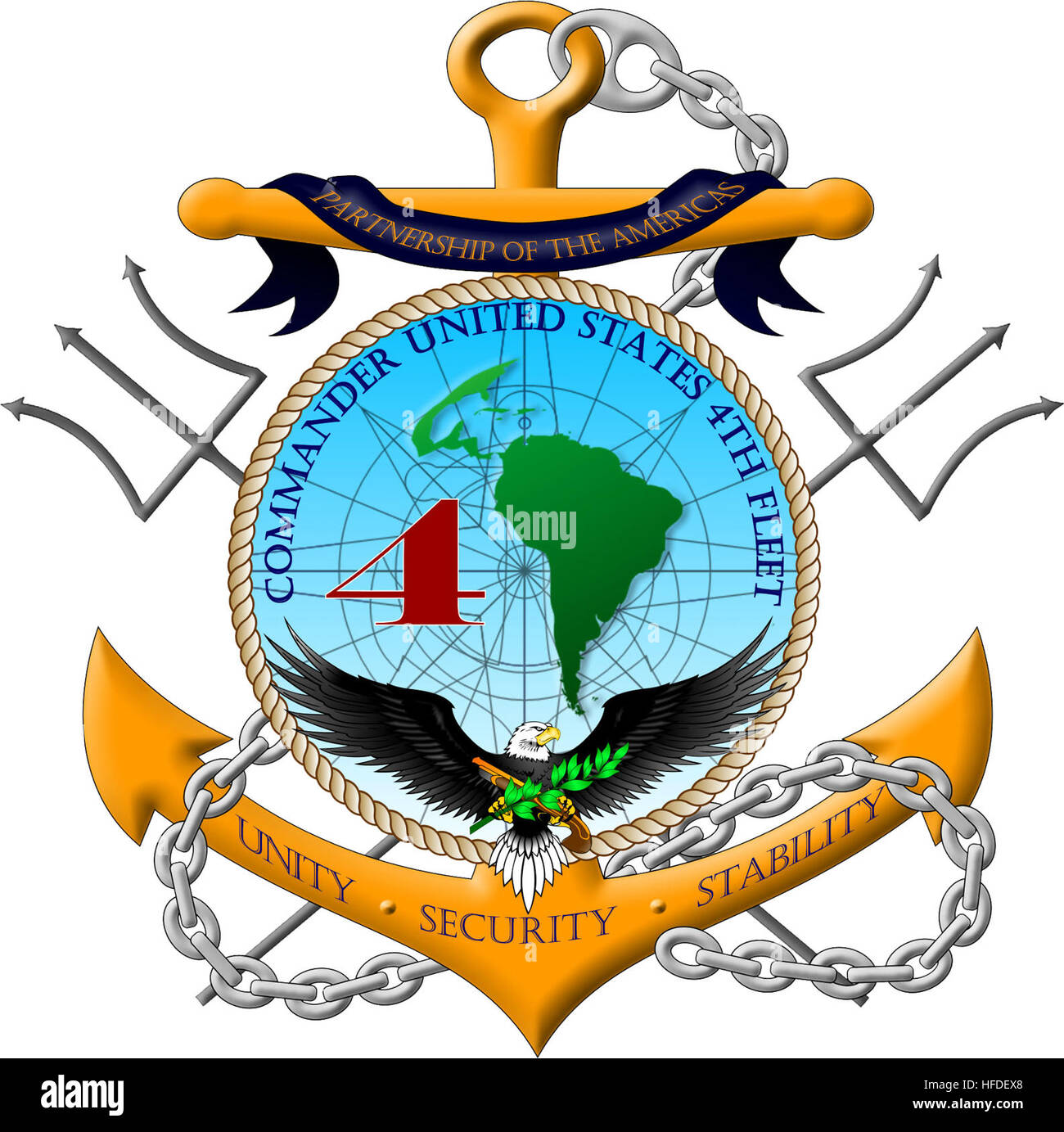 United States Navy 4th Fleet Stock Photo - Alamy