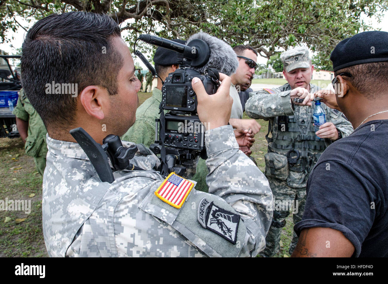Staff Sgt. Ramon E. Madrid, left, with 241st Mobile Public Affairs ...