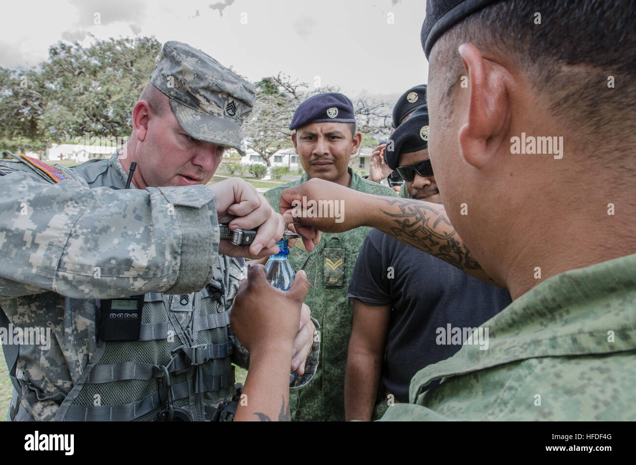 Staff Sgt. Frank Hitchcock, left, with 382nd Military Police Battalion ...