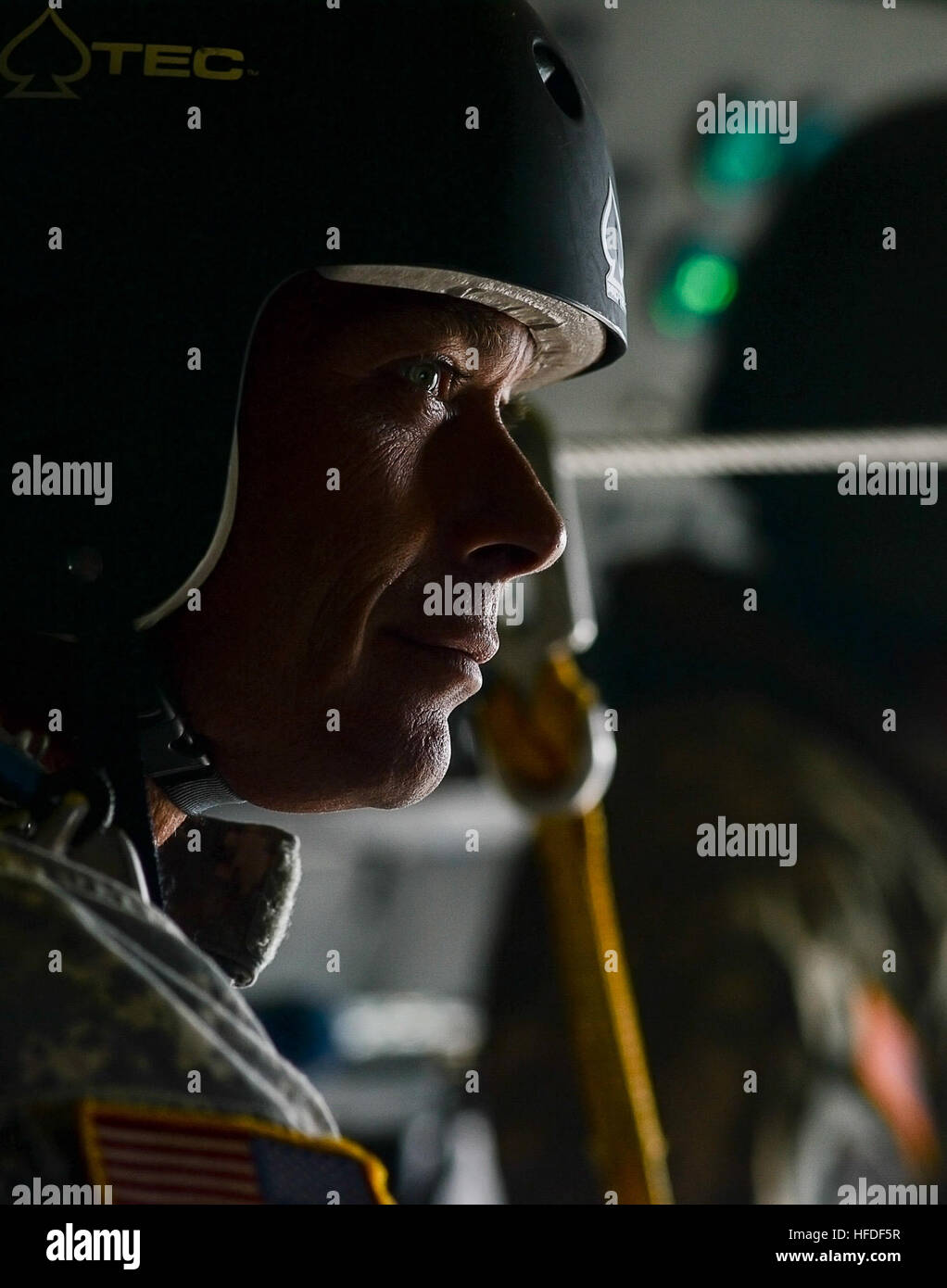 A U.S. Army airborne Soldier assigned to Special Operations Command ...