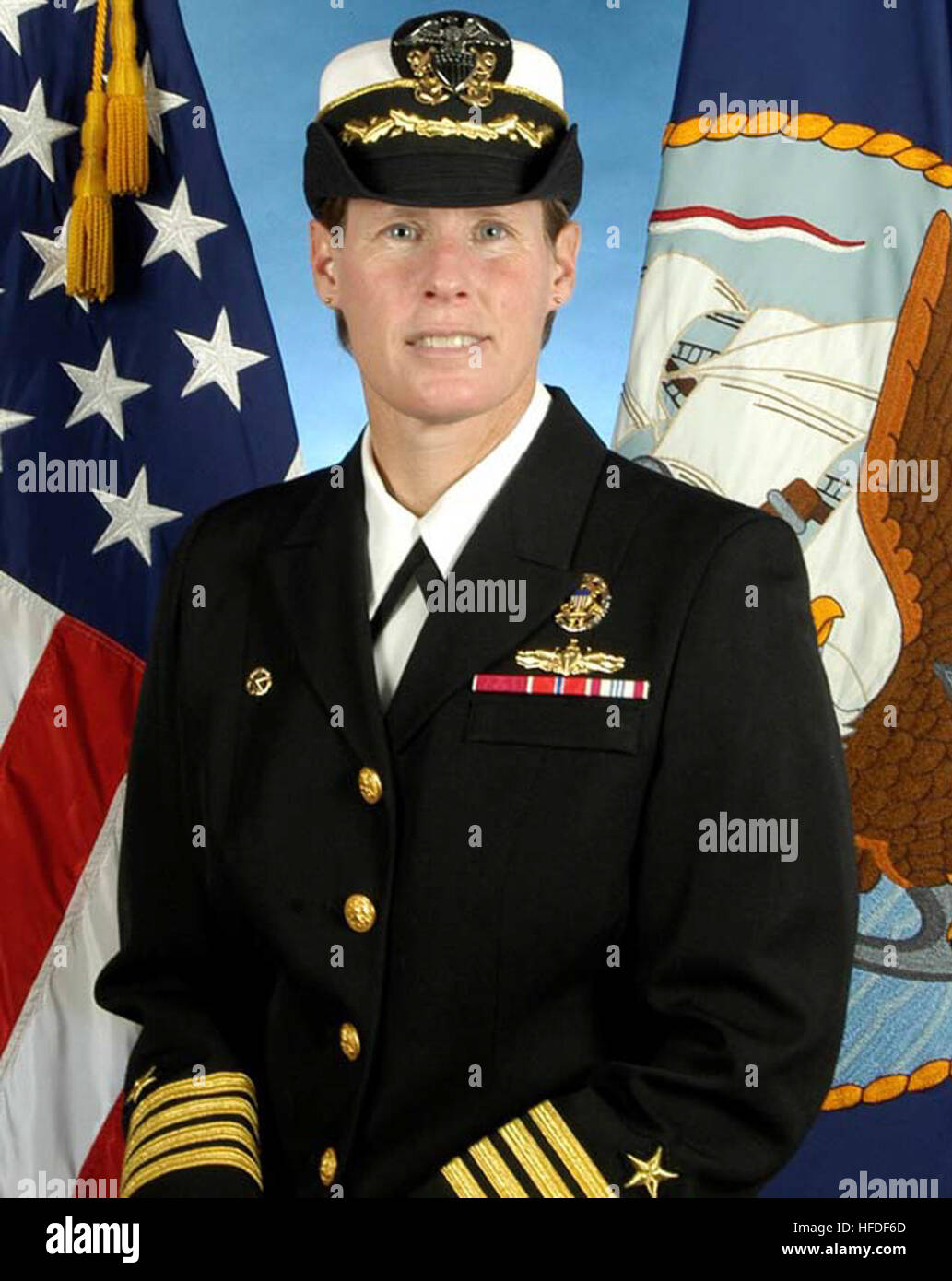 Capt. Holly Graf, commanding officer of the Ticonderoga-class guided ...