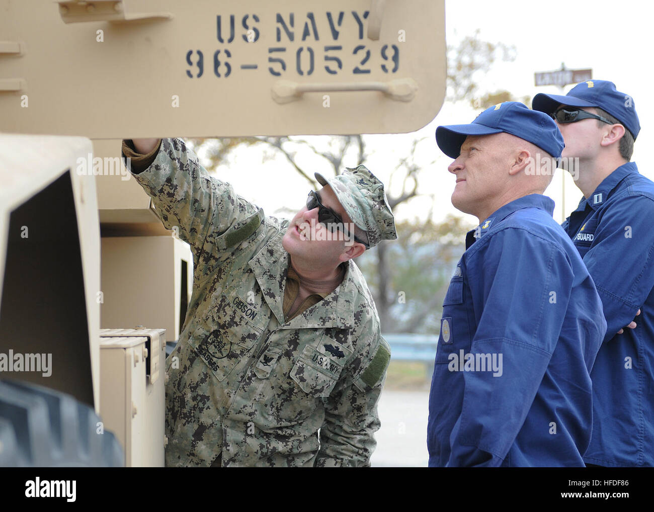 Navy expeditionary combat command necc and u s coast guard hi-res stock ...