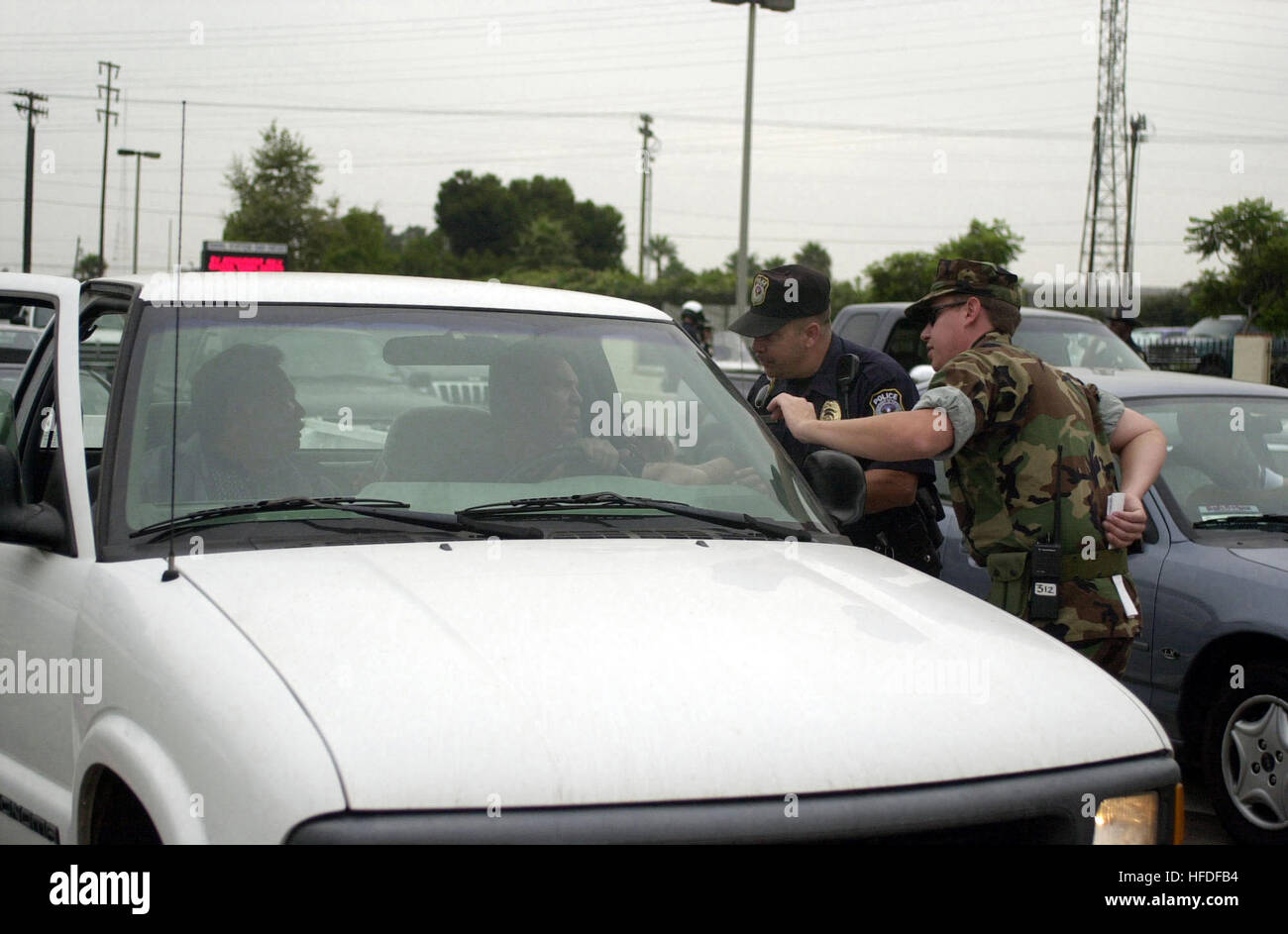 US Marine Corps (USMC) Military Police and Federal Security Police ...