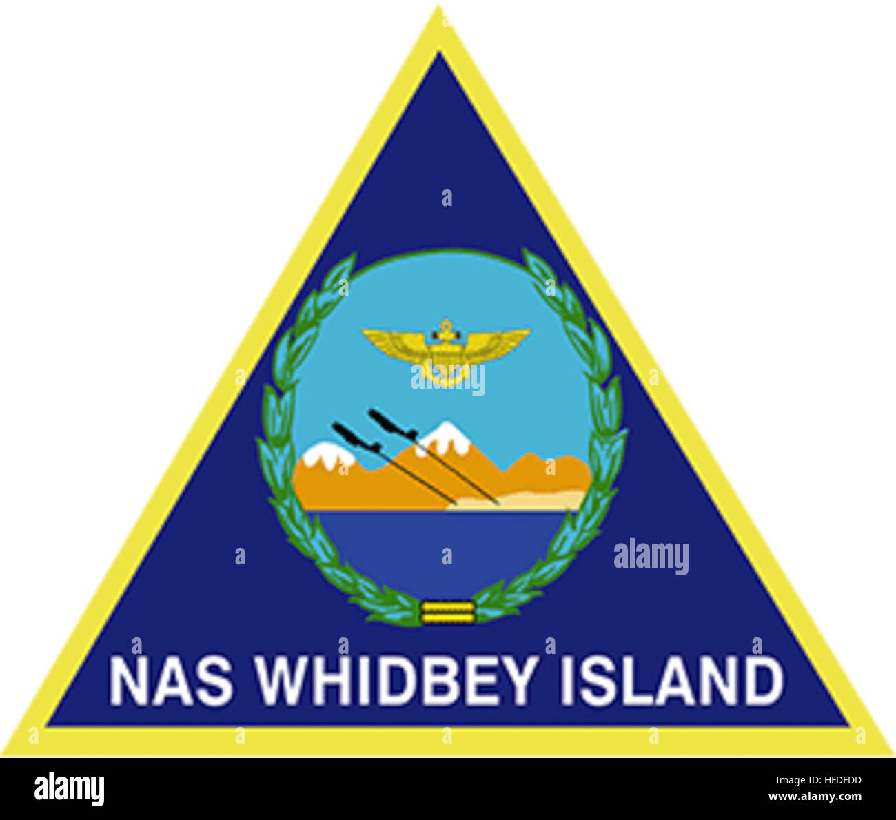 US Naval Air Station Whidbey Island emblem 2015 Stock Photo - Alamy