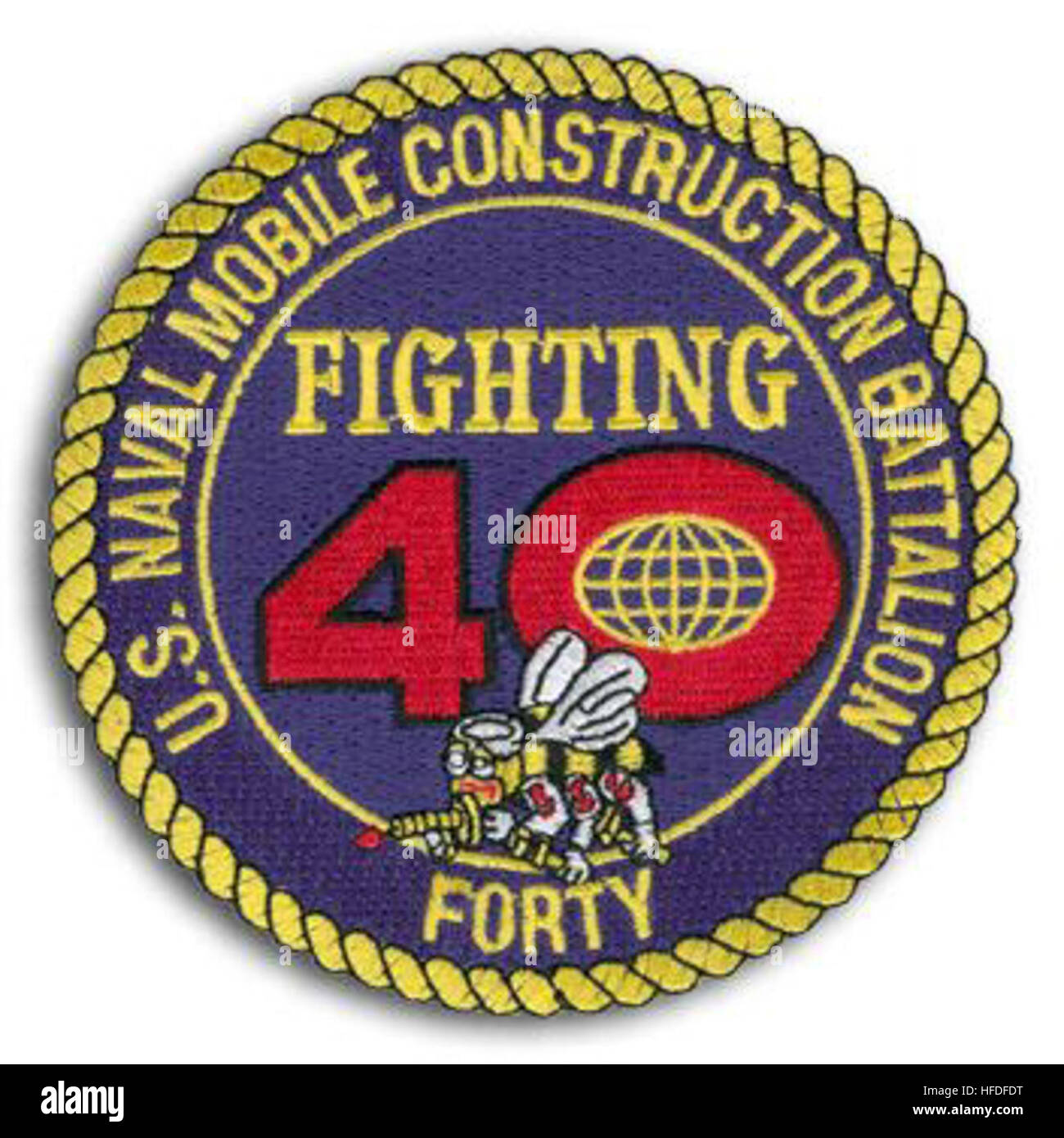 US Naval Mobile Construction Battalion 40 Stock Photo - Alamy