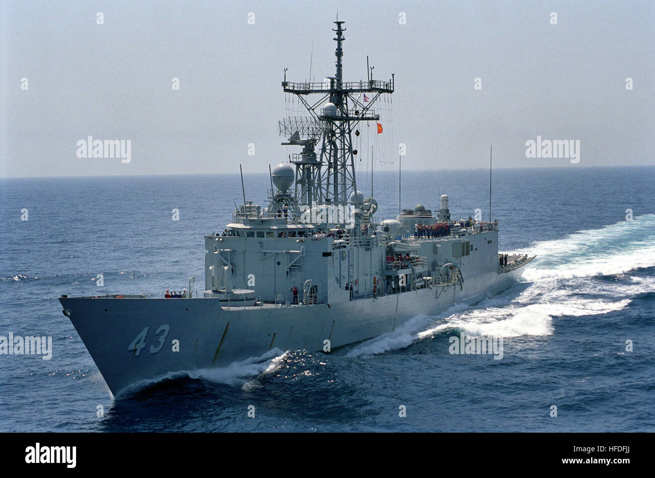 010608-N-0295M-001 Arabian Gulf (June 8, 2001) – The guided missile ...