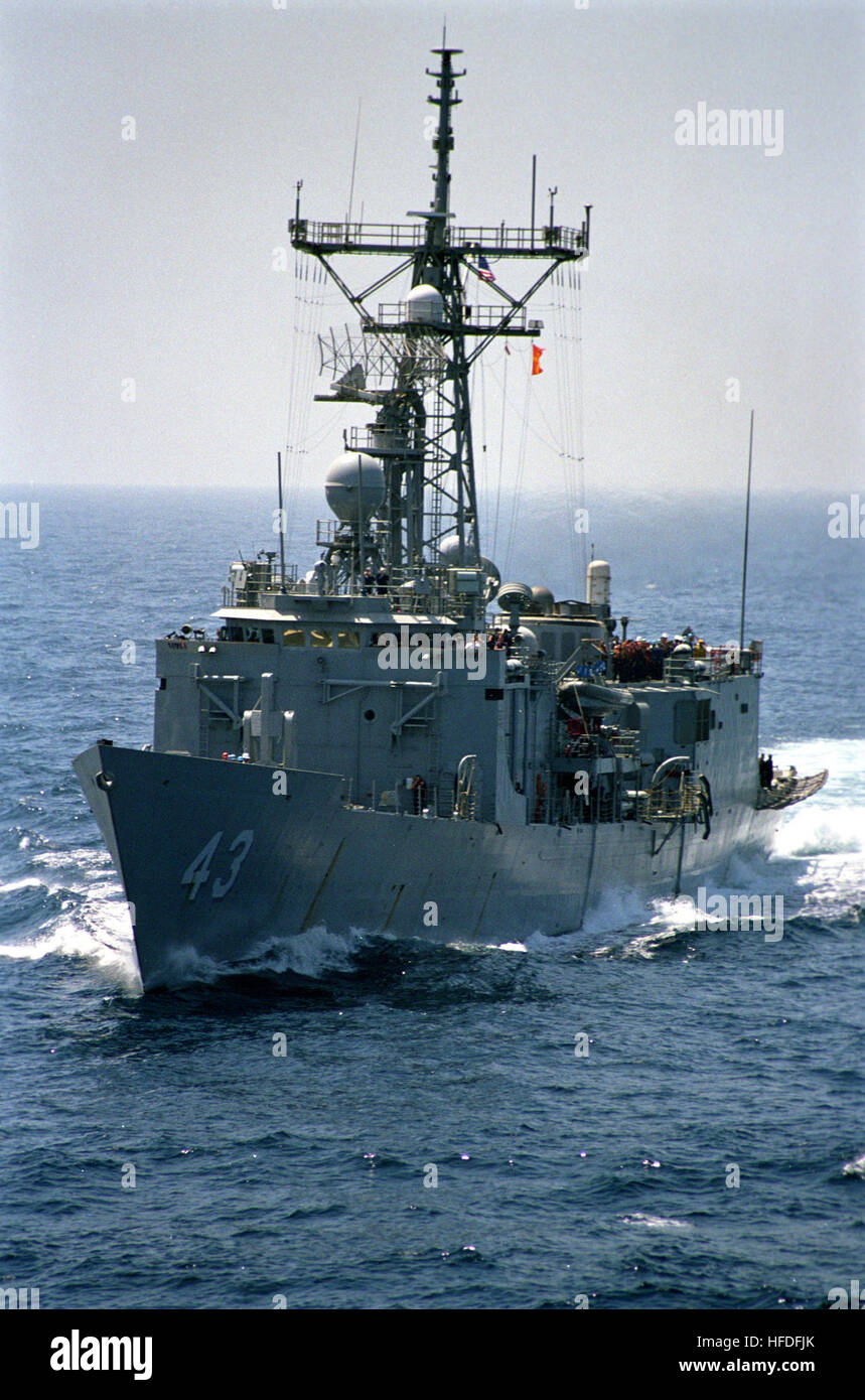 010608-N-0295M-002 Arabian Gulf (June 8, 2001) – The guided missile ...