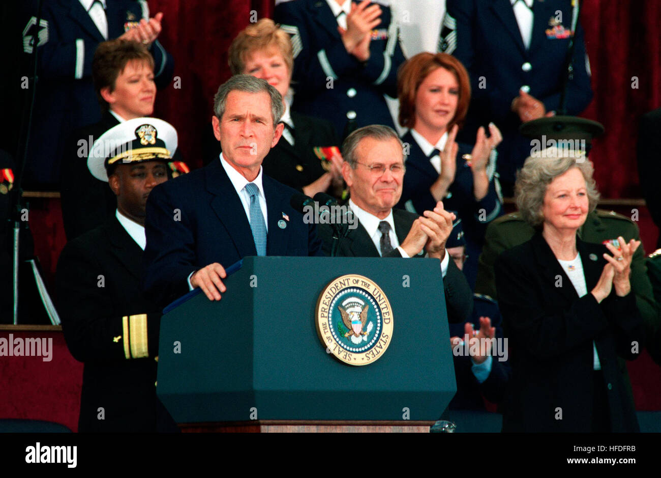 George w bush 9 11 photo hi-res stock photography and images - Alamy